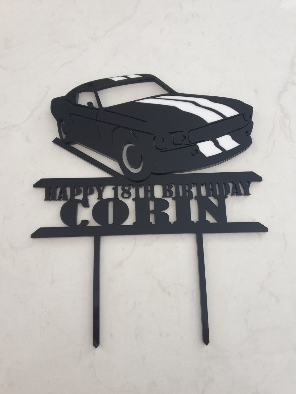 Double Layer Mustang Cake Topper | Sera J Designs