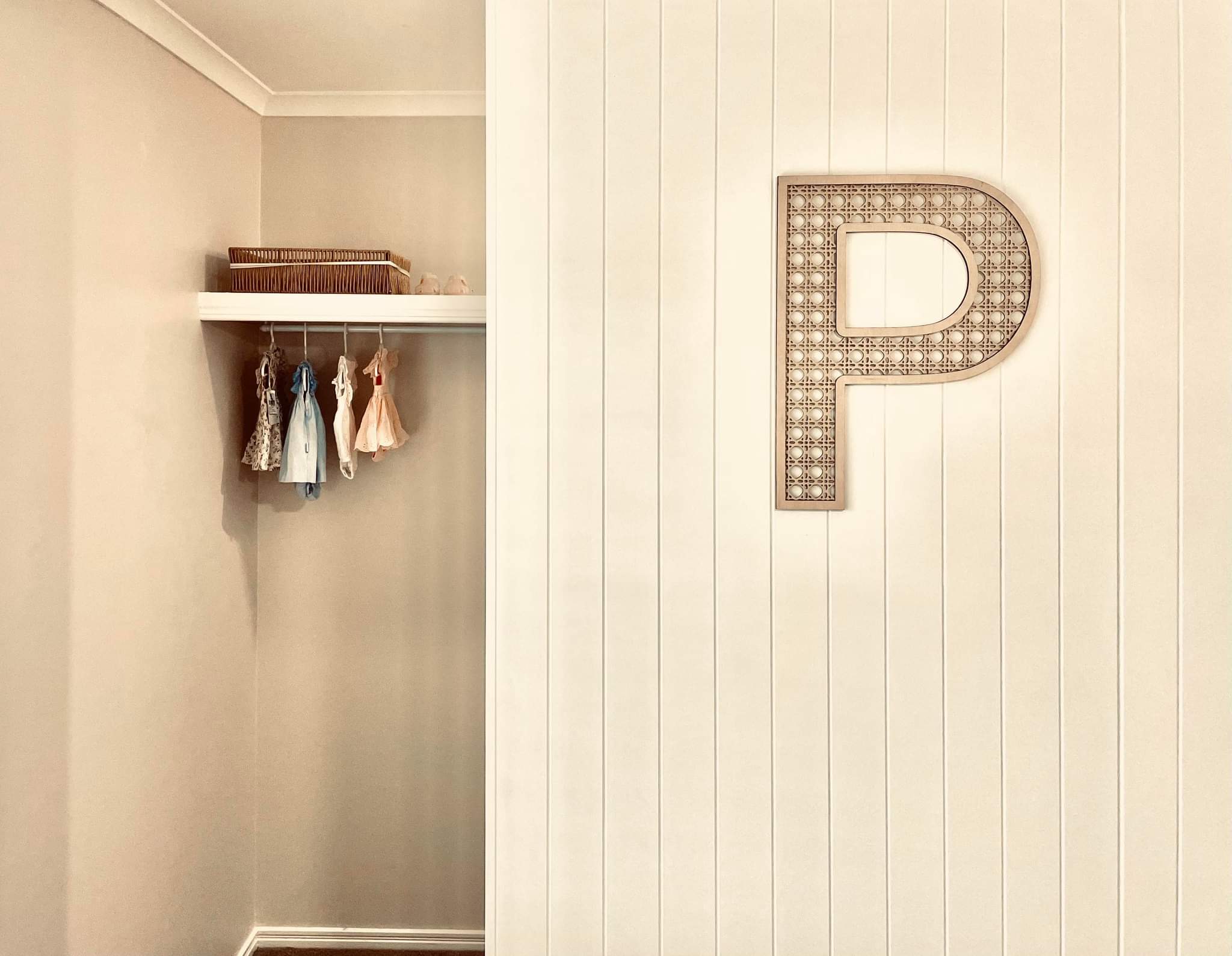 Decorative Rattan Letters | Sera J Designs